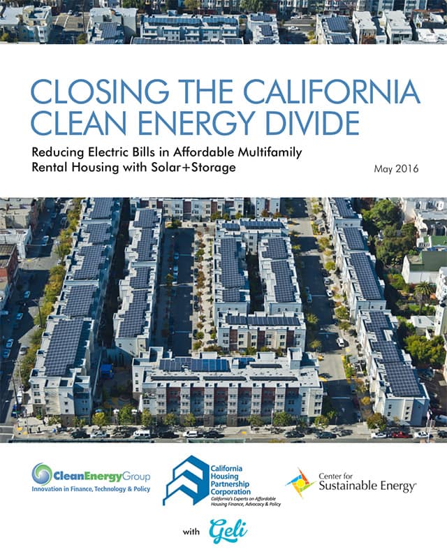 Closing the California Clean Energy Divide: Reducing Electric Bills in ...