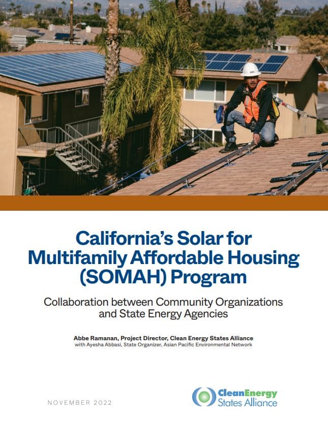California’s Solar for Multifamily Affordable Housing (SOMAH) Program ...